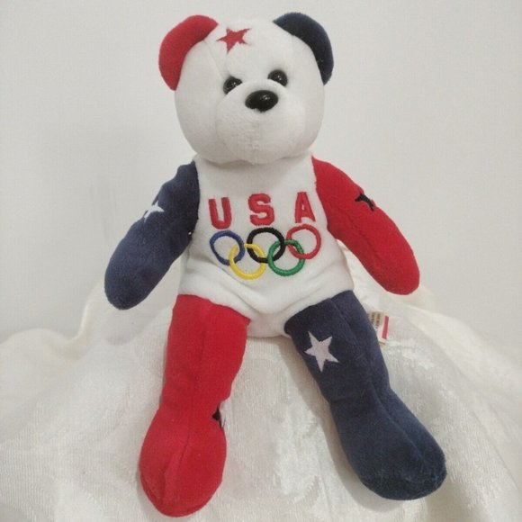 BEARS AUTHENTIC | Toys | 999 Usa Olympics Team Bears Bean Bag Authentic ...